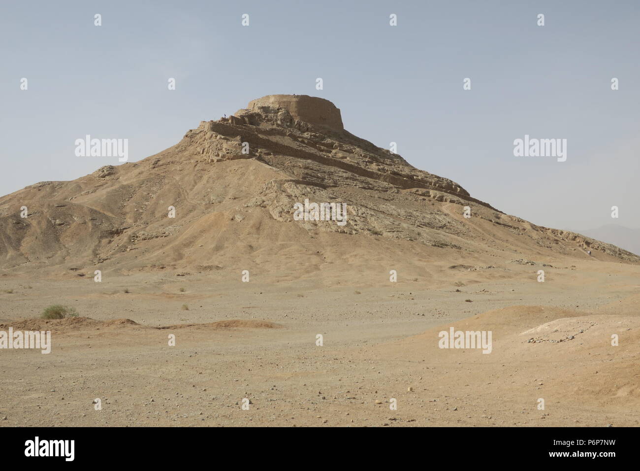 Central Iran, Yazd, Zoroastrian Towers of Silence burial complex Stock ...