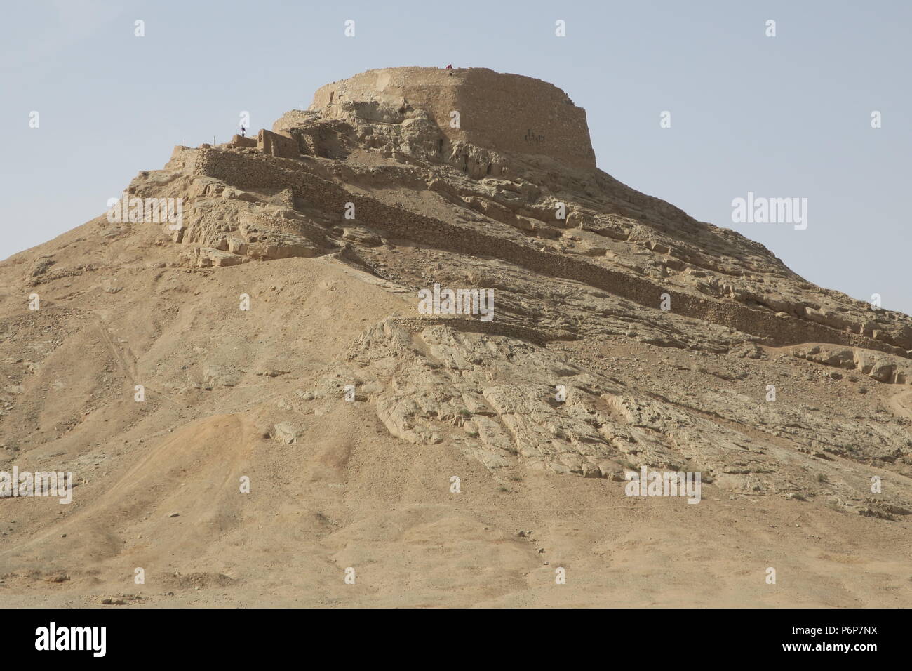 Central Iran, Yazd, Zoroastrian Towers of Silence burial complex Stock ...
