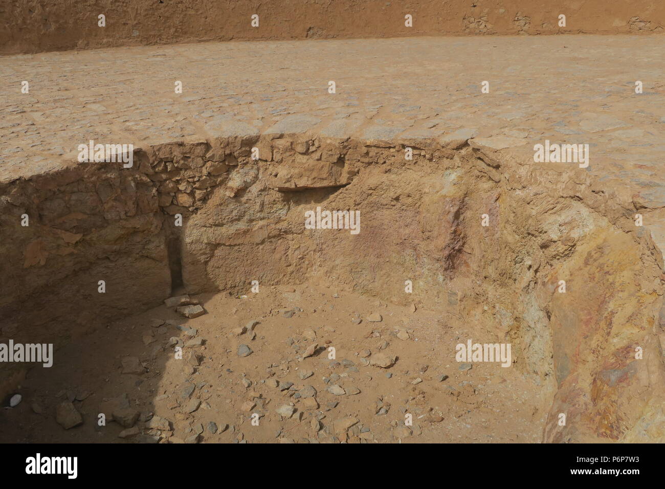 Central Iran, Yazd, Zoroastrian Towers of Silence burial complex Stock ...