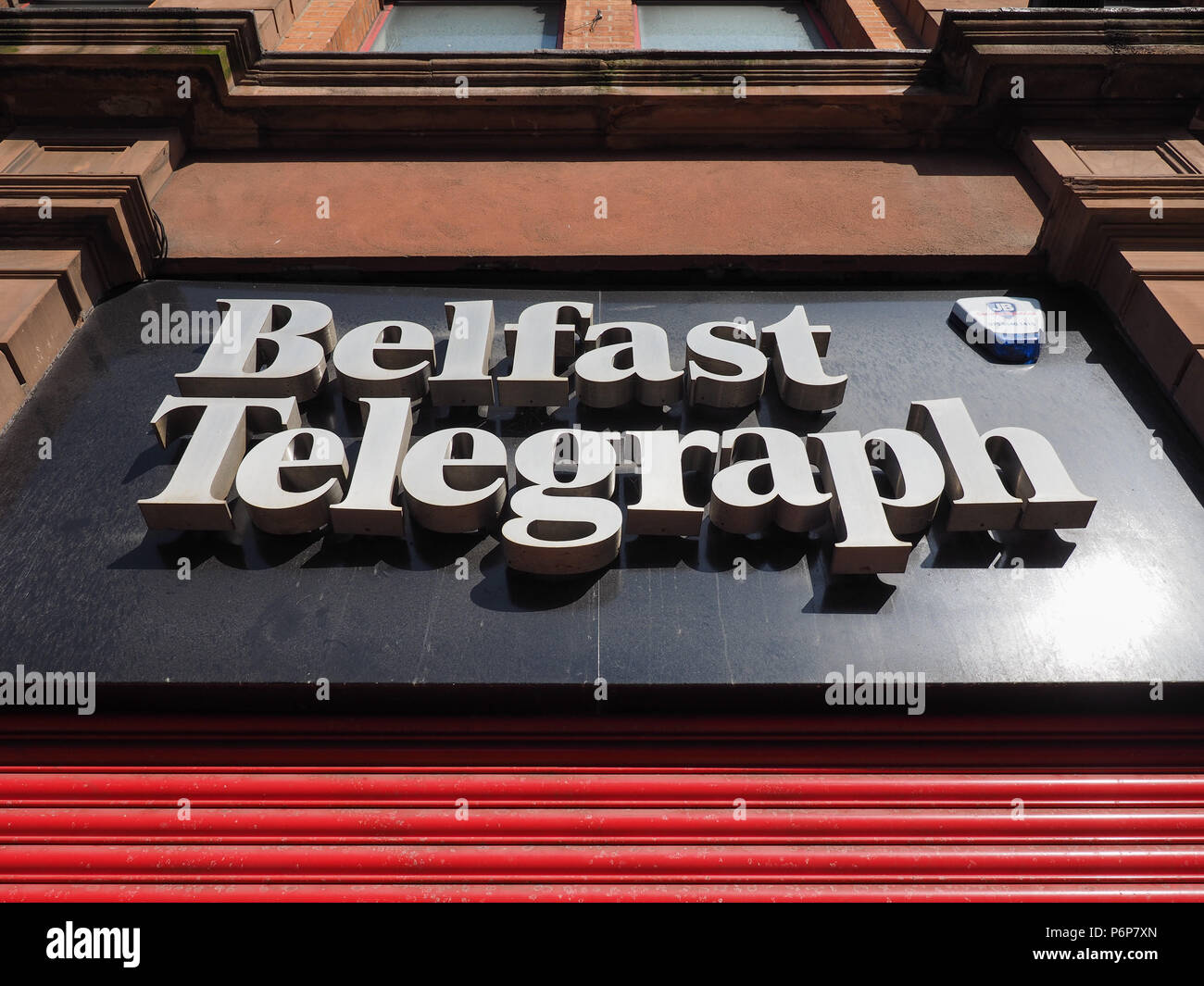 Belfast the telegraph building hi-res stock photography and images - Alamy