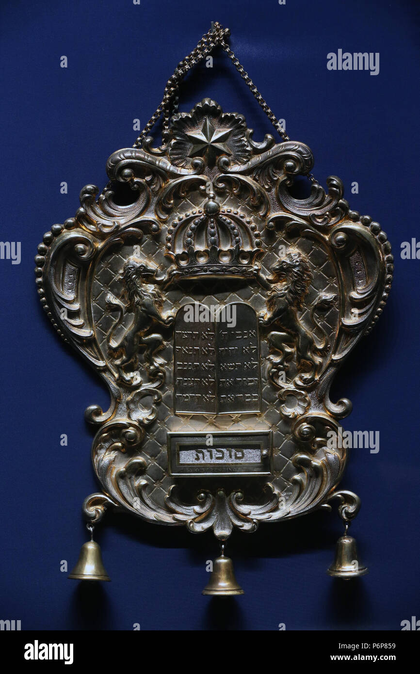 Jewish Museum of Switzerland. Basel. Torah Breastplate Stock Photo - Alamy