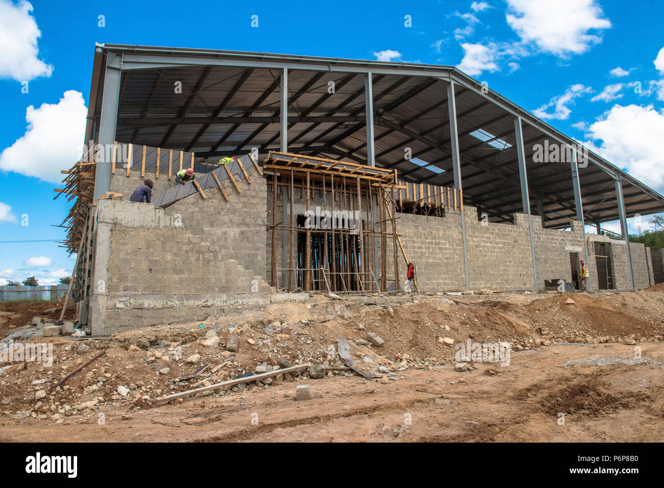 Construction building africa kenya hi-res stock photography and images ...
