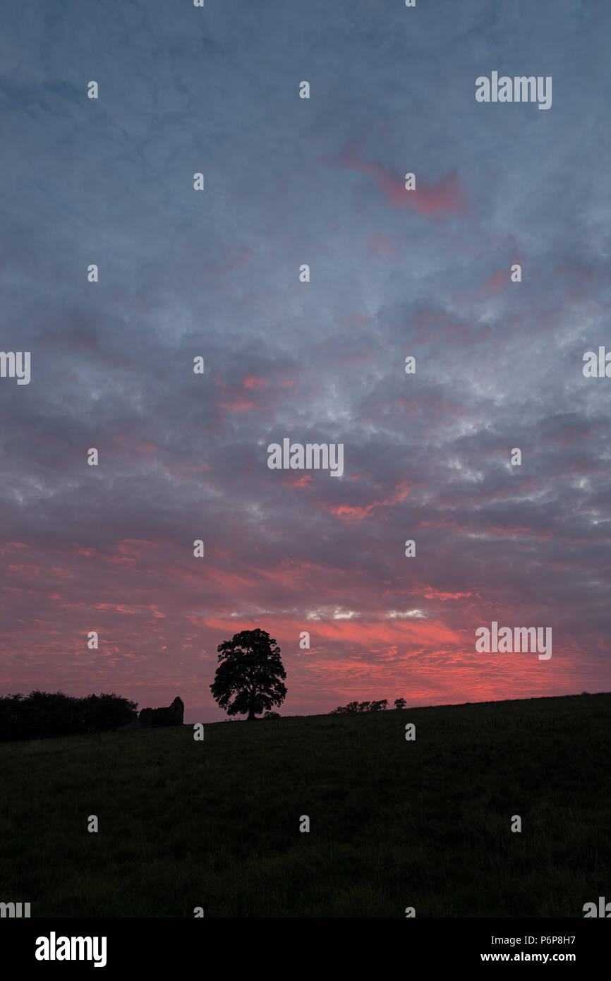 Sunset at Pitsford Water Stock Photo - Alamy