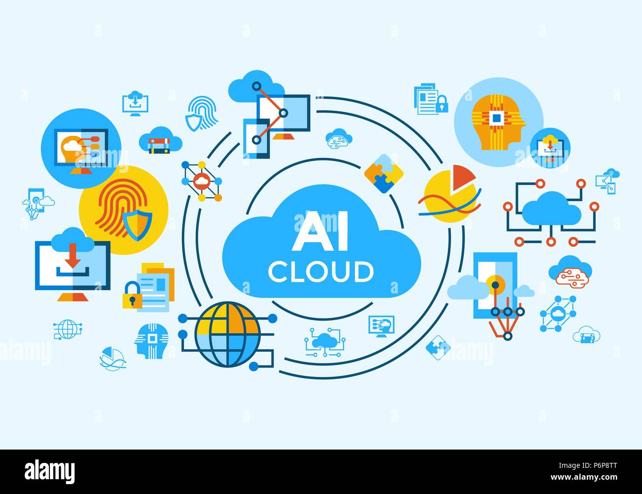 Robot industry infographics Stock Vector Images - Alamy