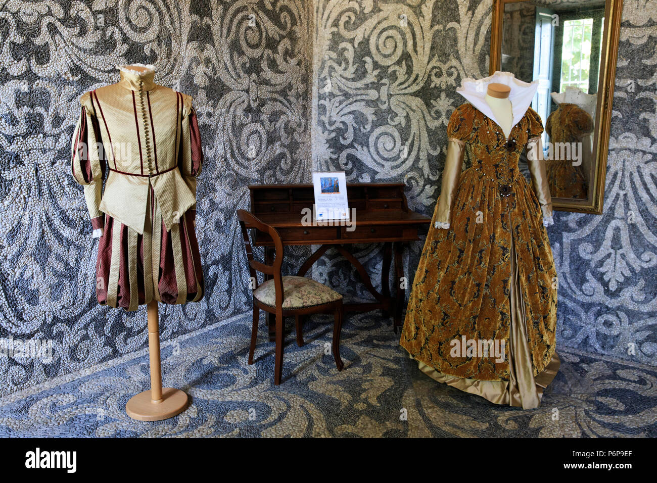 Villa Litta Borromeo Visconti ninfeo inside museum, Lainate, Milan ...