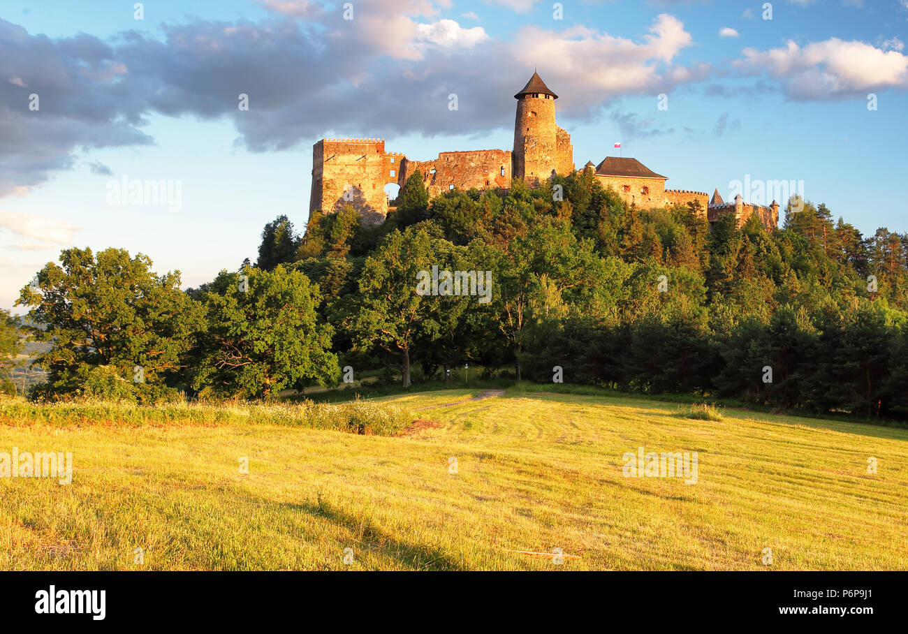 Stara Lubovna castle in Slovakia, Europe landmark Stock Photo - Alamy