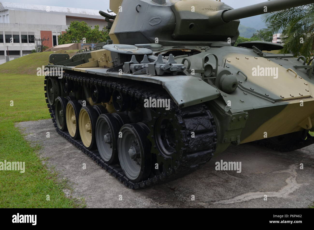 Army forest tank Stock Photo - Alamy
