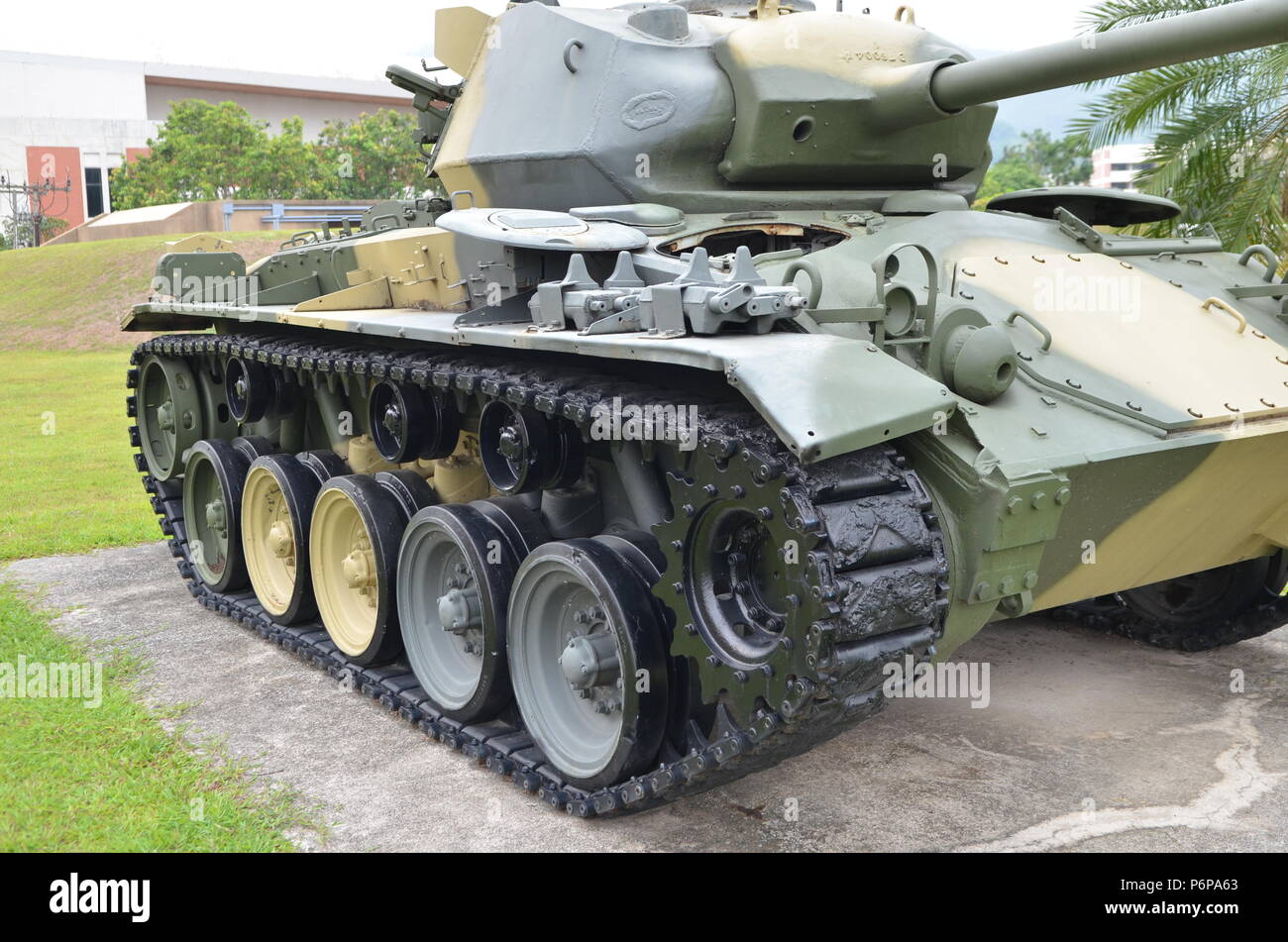 Army forest tank Stock Photo - Alamy