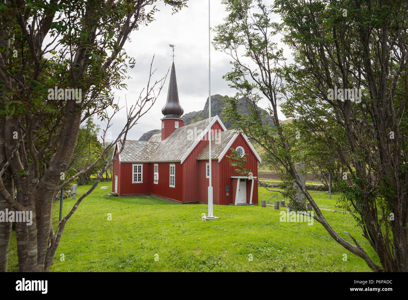Flakstad Church Stock Photos & Flakstad Church Stock Images - Alamy