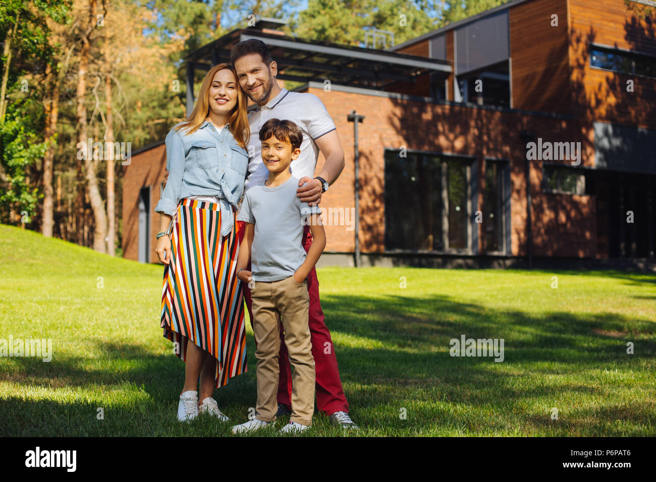 Caring parents teenager hi-res stock photography and images - Alamy