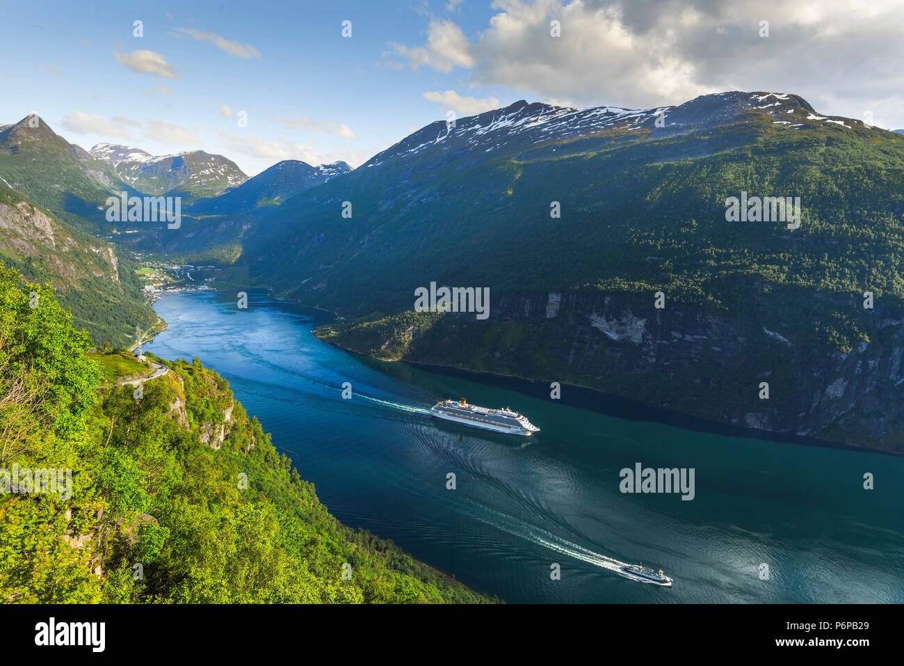 The eagle road, geiranger fjord hi-res stock photography and images - Alamy