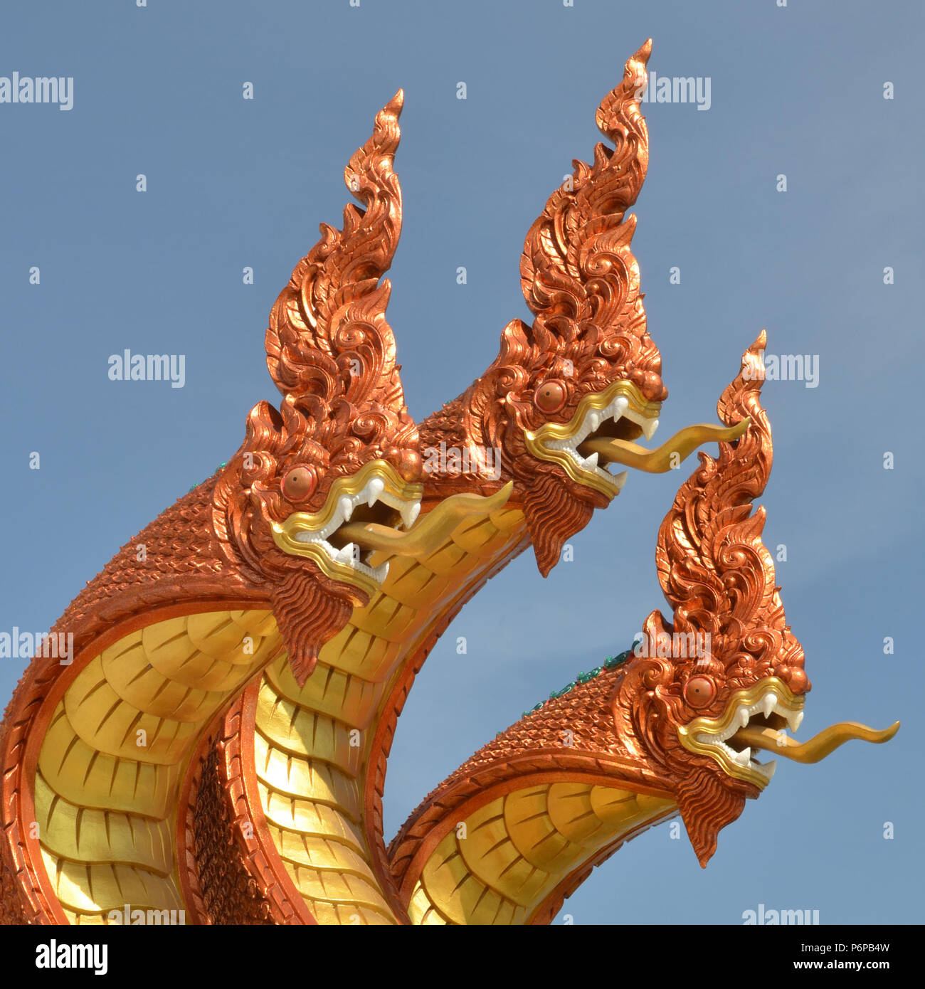 Closeup thai naga dragon hi-res stock photography and images - Alamy
