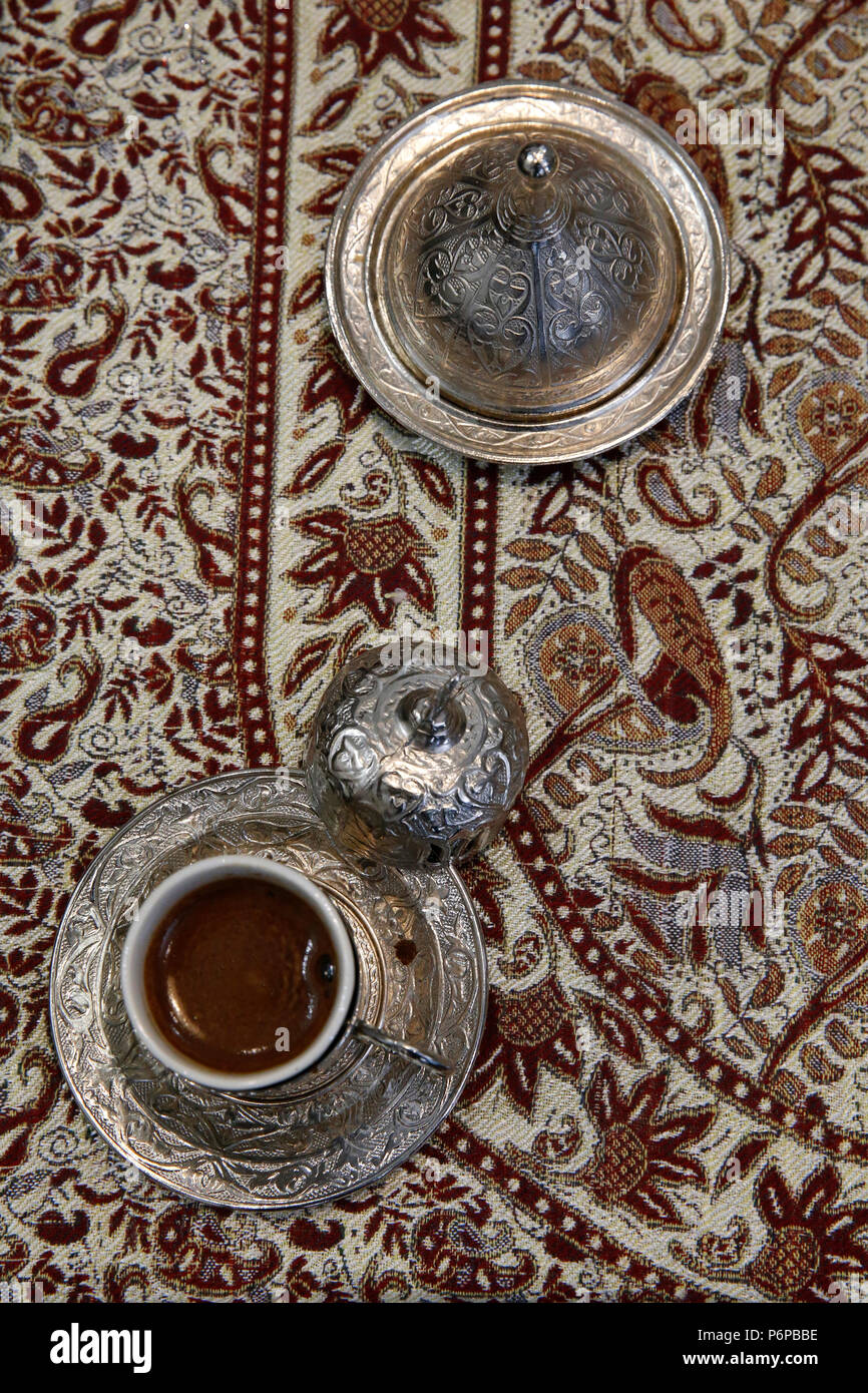 Turkish coffee at the Saint-Ouen sufi dergah, France Stock Photo - Alamy