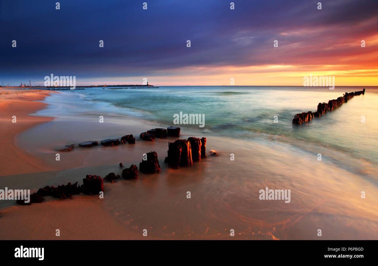 Beautiful beach in baltic sea hi-res stock photography and images - Alamy