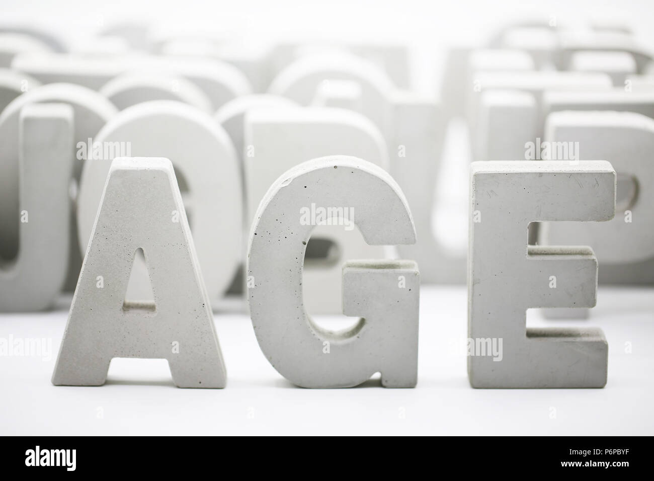 age block word Stock Photo - Alamy