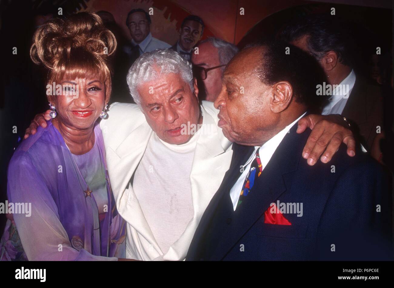 Celia Cruz Tito Puente Lionel Hampton 1995 Photo By John Barrett ...