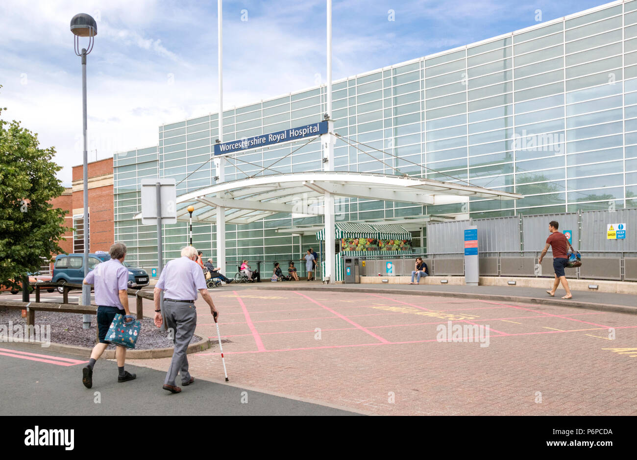 Worcester Royal Hospital, Worcester, Worcestershire, England, UK Stock ...