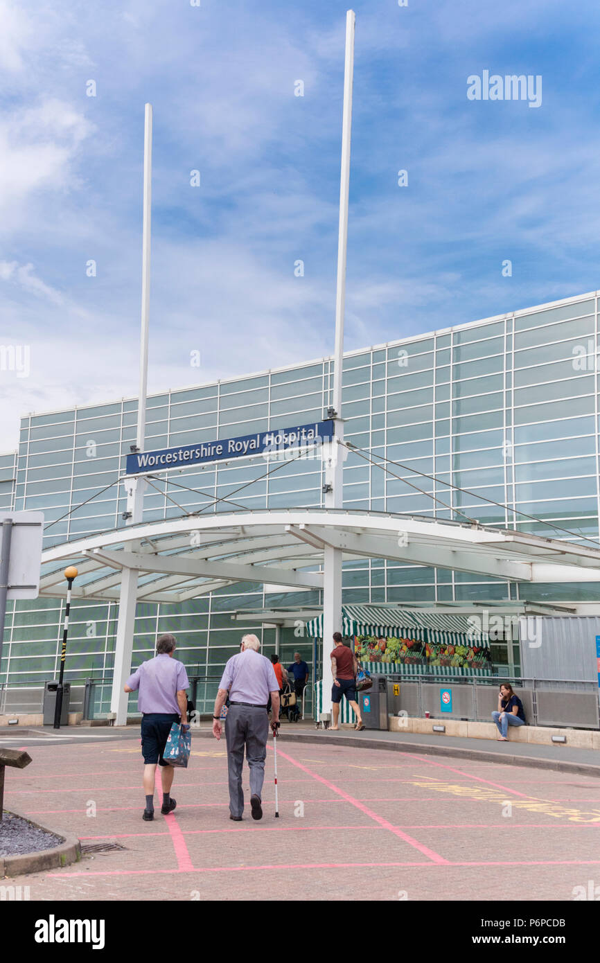 Worcester Royal Hospital, Worcester, Worcestershire, England, UK Stock ...