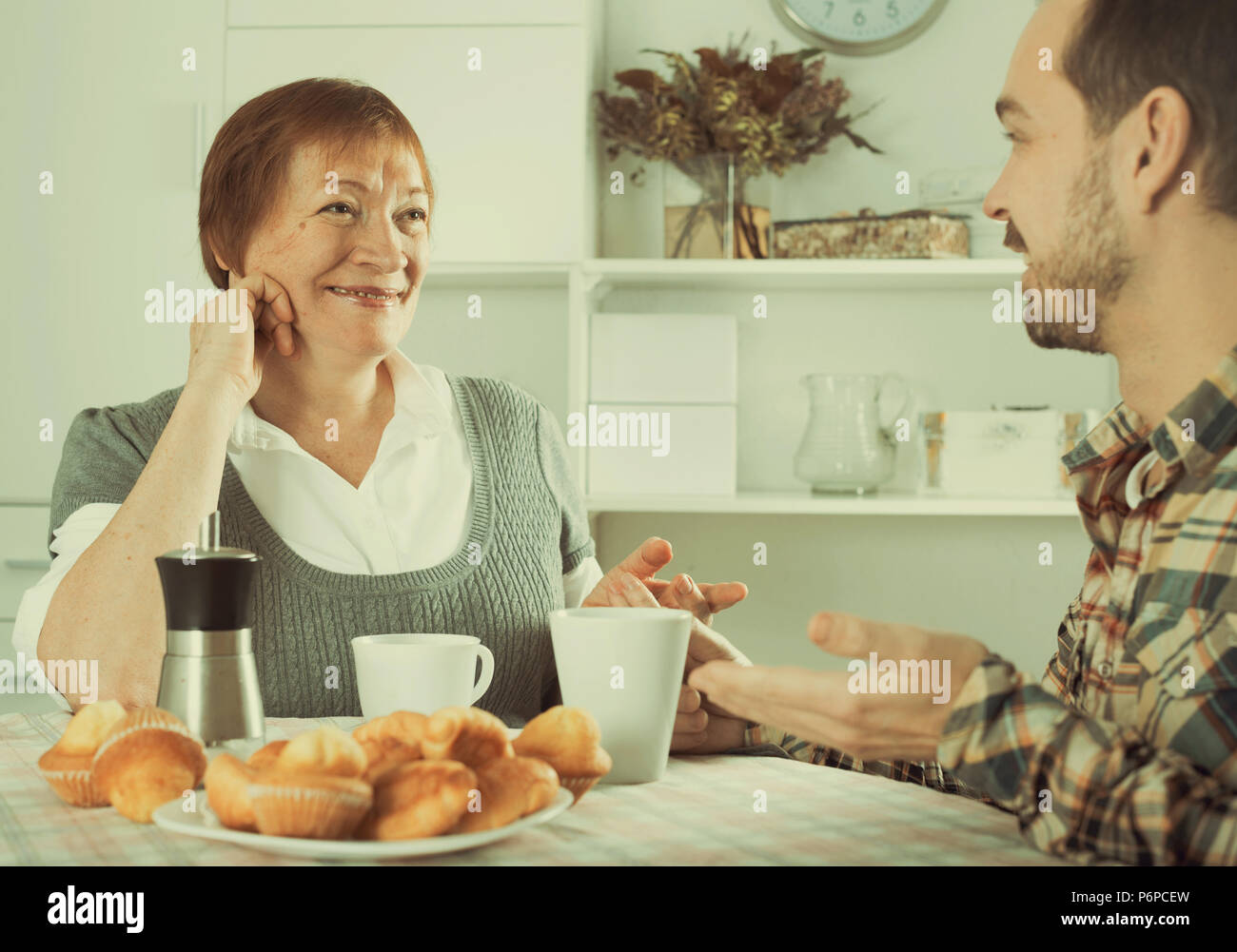 Loving mother spending time son hi-res stock photography and images - Alamy