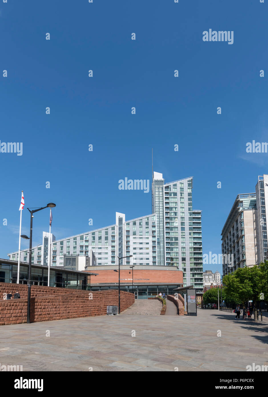 The new building that forms part of the Manchester Central Convention ...