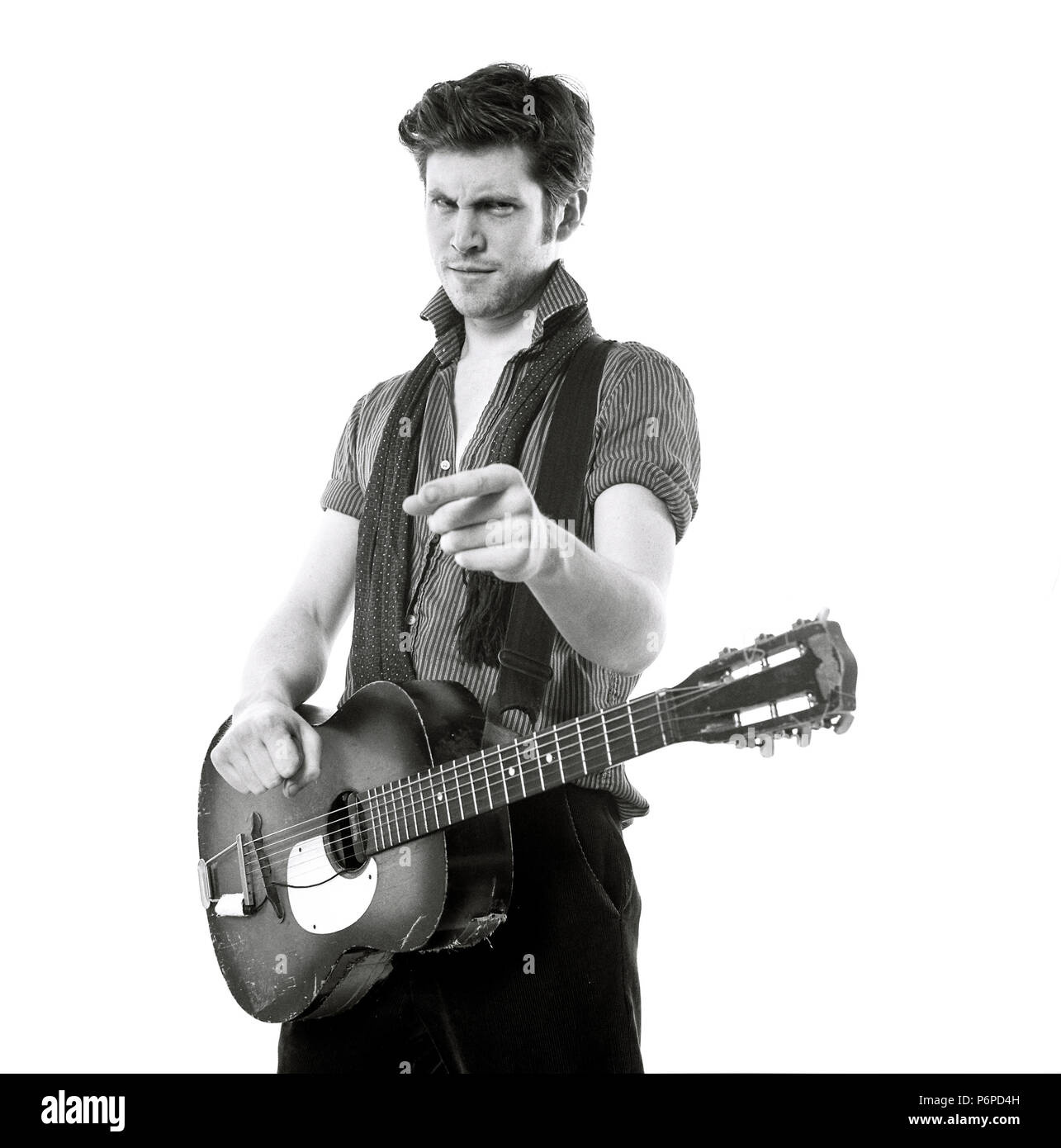 Charlie Waller lead singer of The Rumble Strips band, photographed ...