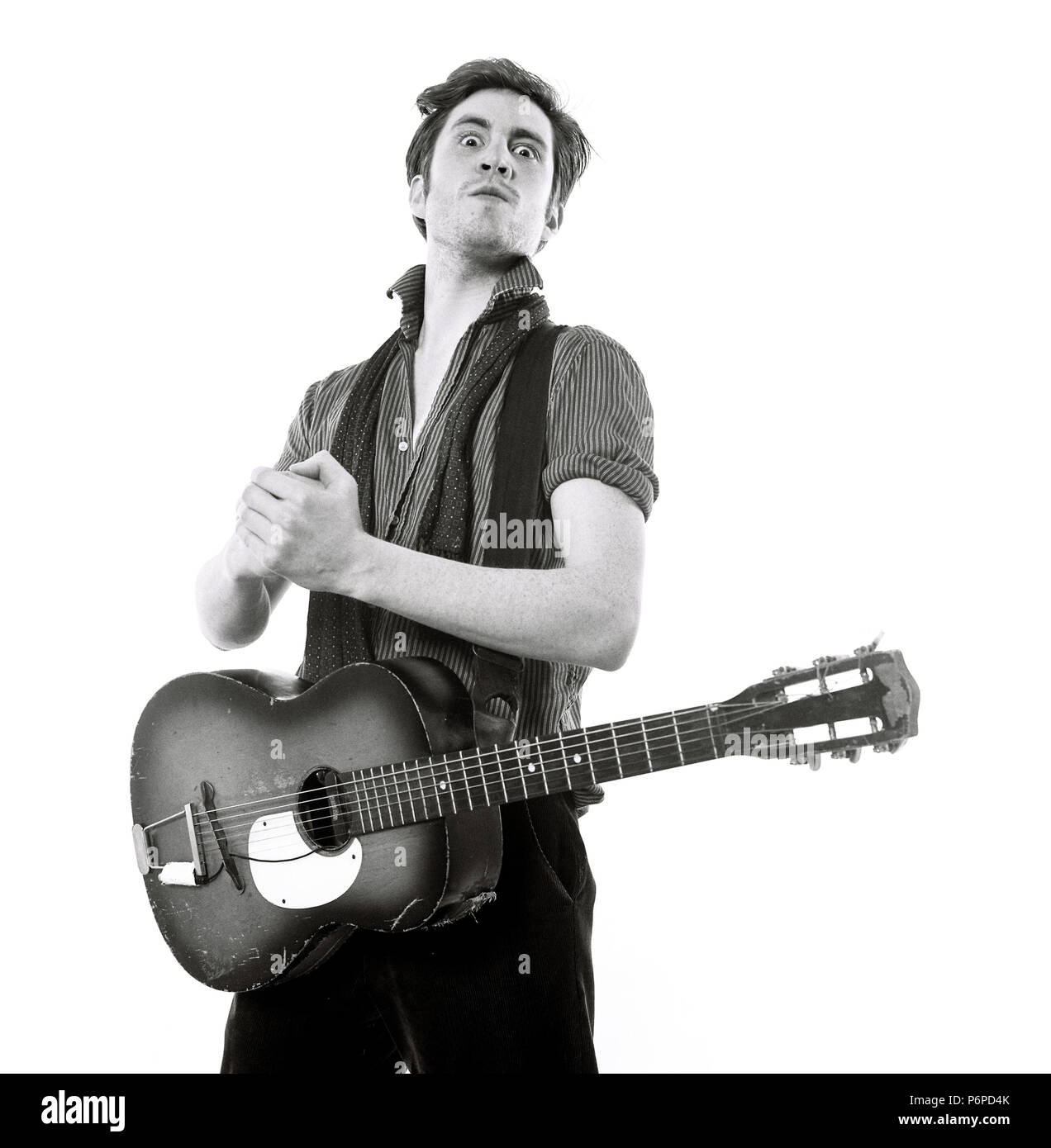 Charlie Waller lead singer of The Rumble Strips band, photographed ...