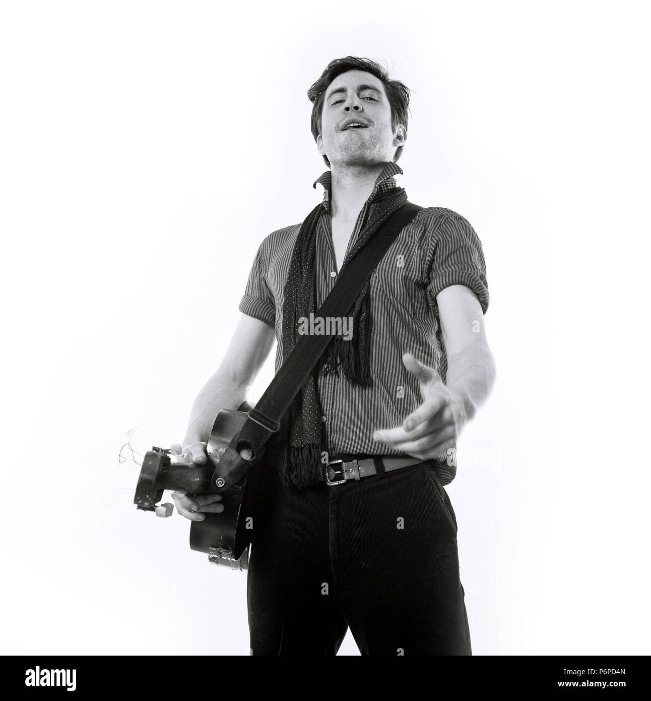 Charlie Waller lead singer of The Rumble Strips band, photographed ...