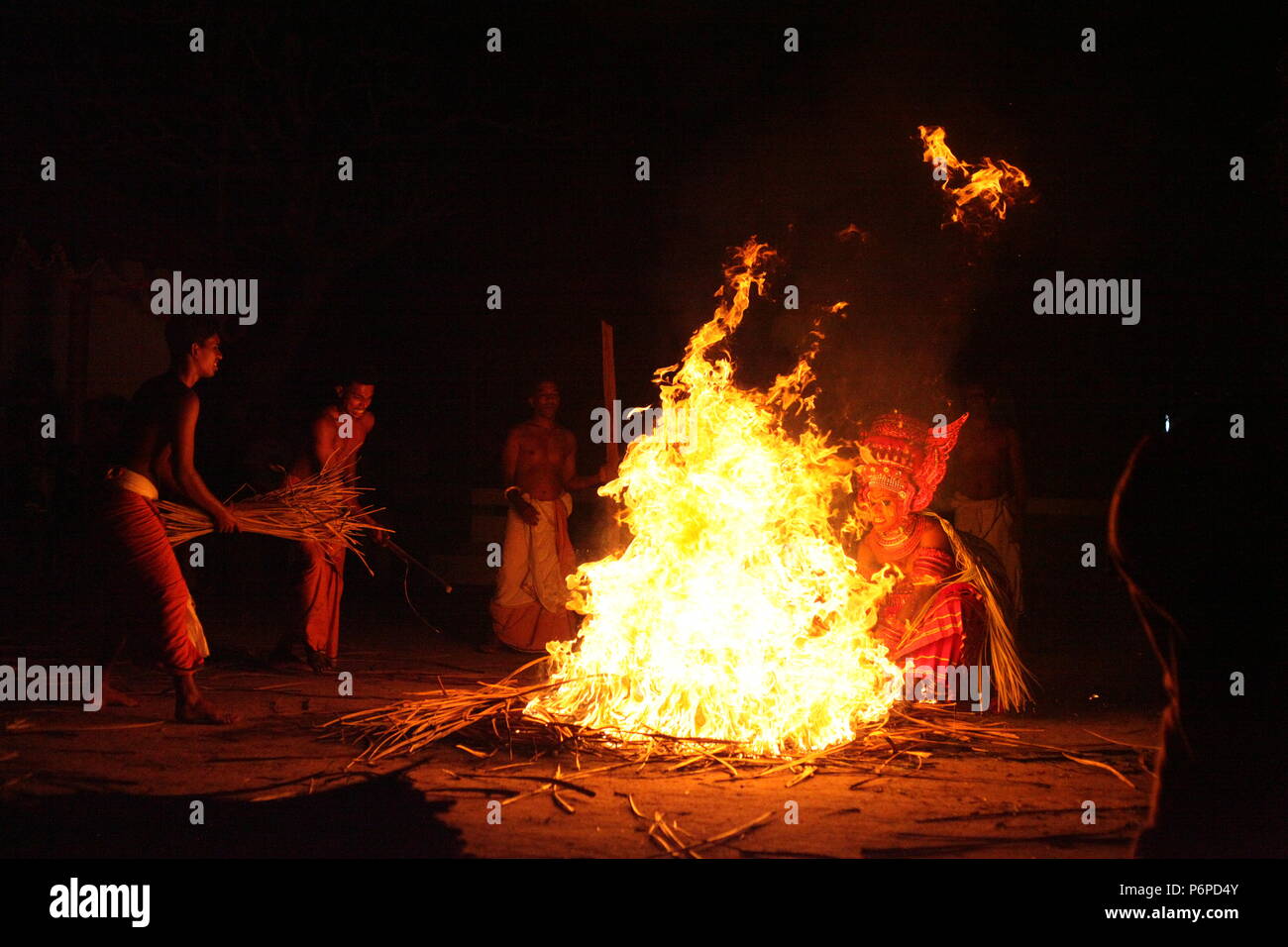 theyyam is the ritualistic art form of north kerala.among the different ...
