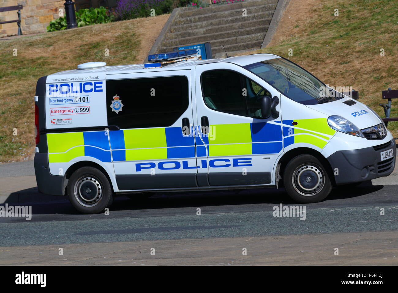 Police Vehicles attending Armed Forces Day in Scarborough , North ...