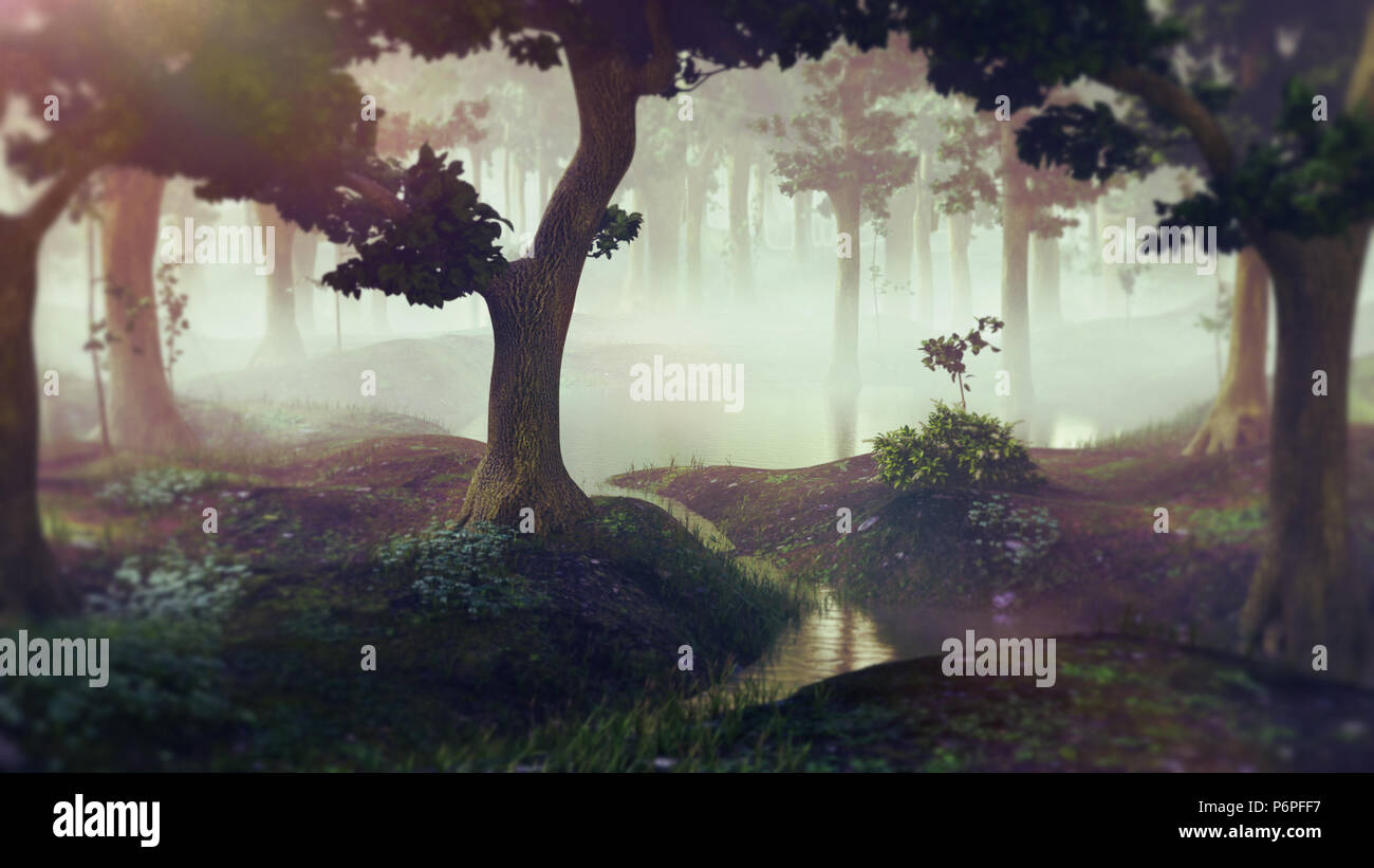 Fantasy Forest Nature Scenery