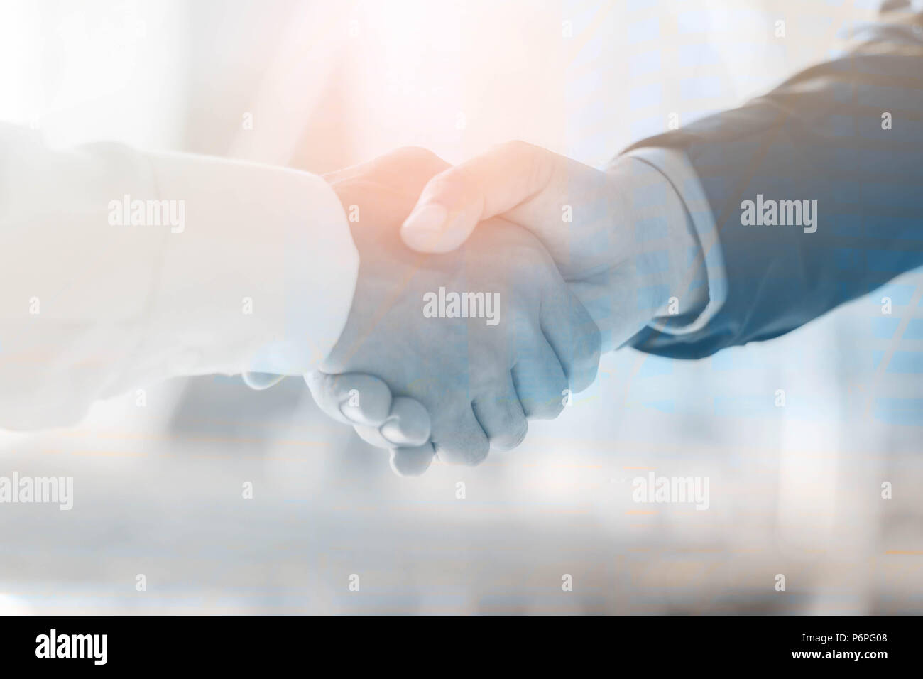 Handshake for mutual agreement of business Stock Photo - Alamy