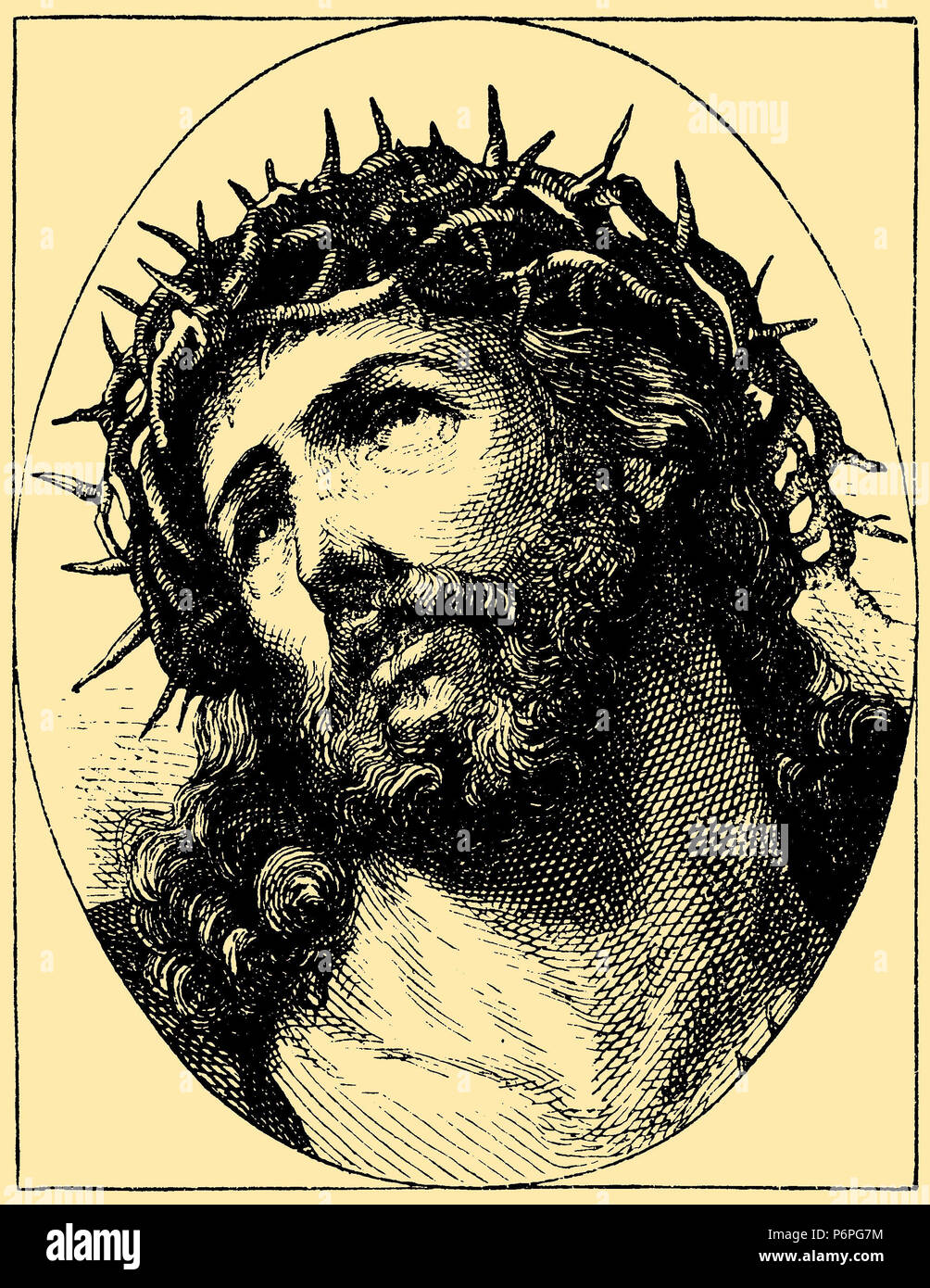 Ecce Homo. By Guidi Reni Stock Photo - Alamy