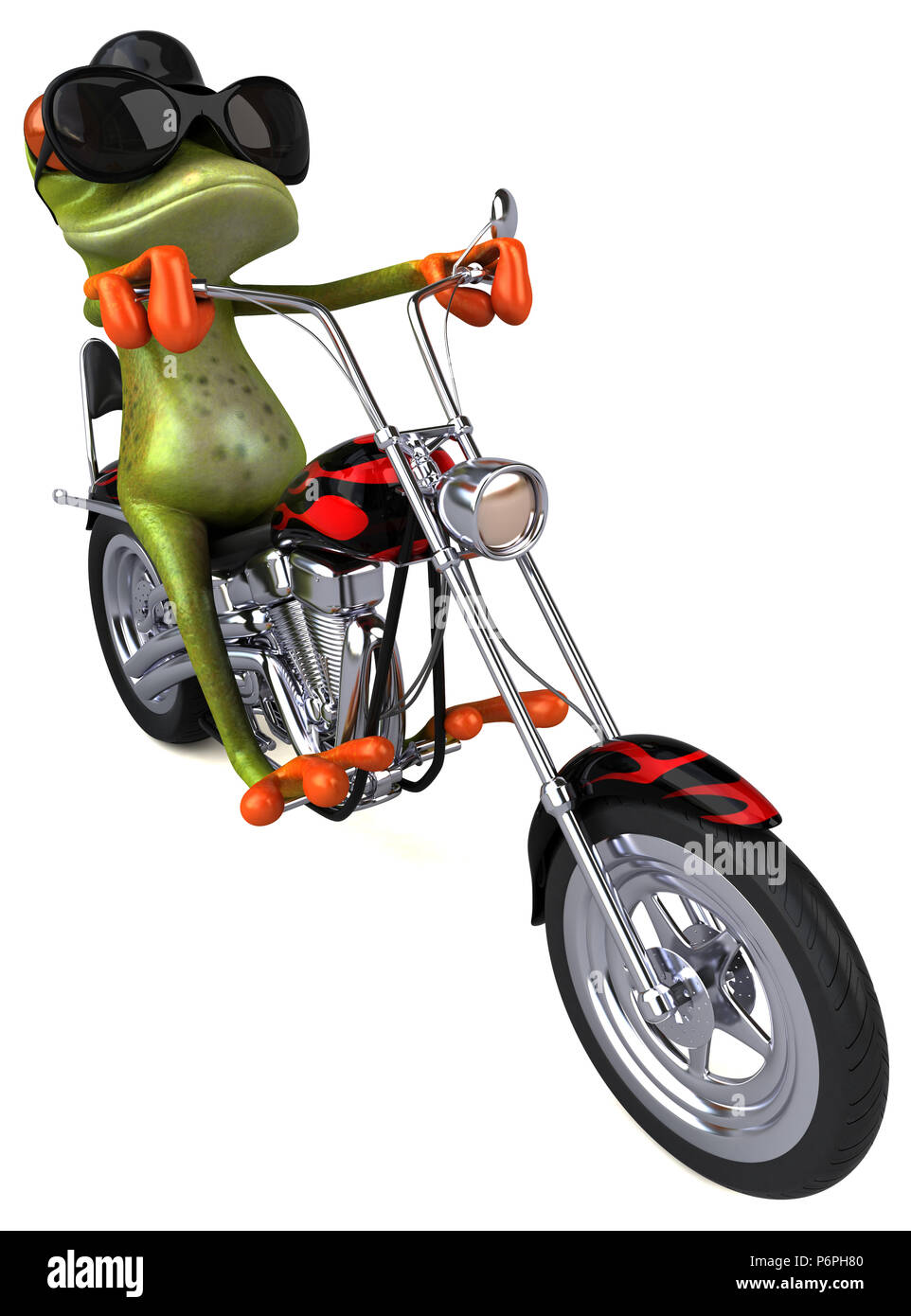 Frog on motorcycle hi-res stock photography and images - Alamy