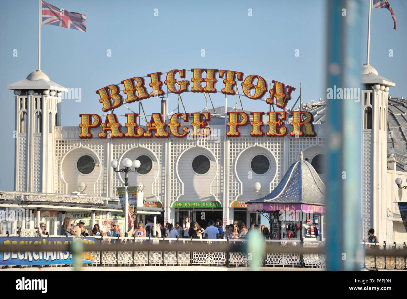 Brighton Palace Pier, Brighton seafront Stock Photo - Alamy