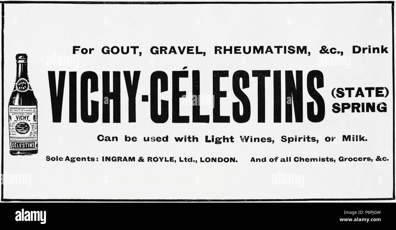 Early 20th century old vintage original antique advert advertising ...