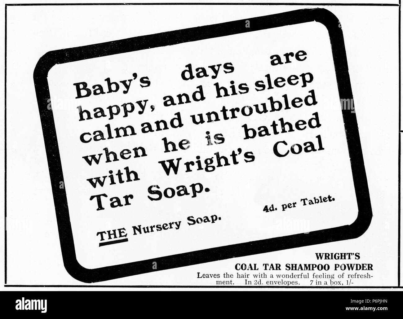 Shampoo advertisement vintage hi-res stock photography and images - Alamy