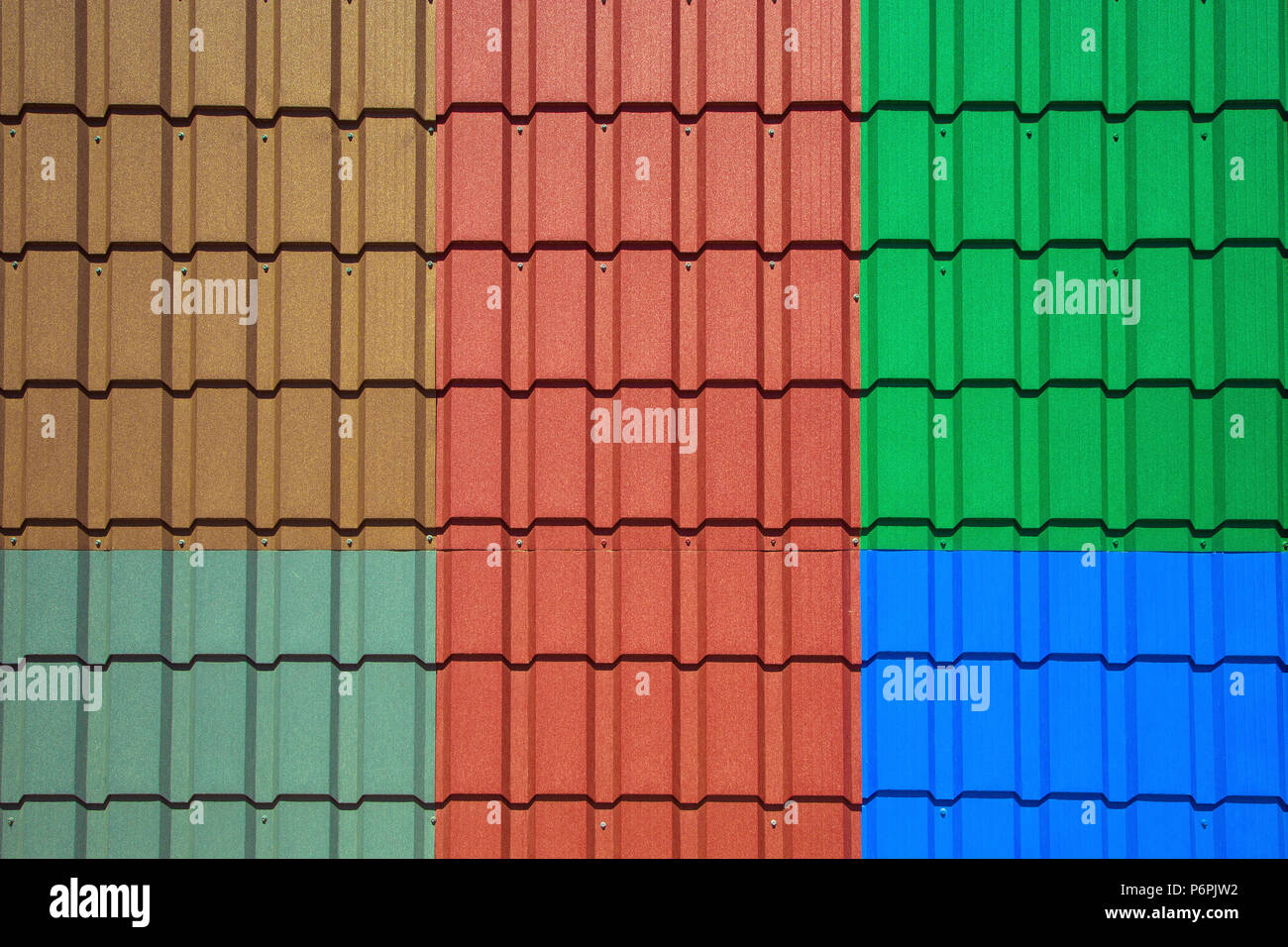 Roof Tiles in different colors, the background image of the shingles ...
