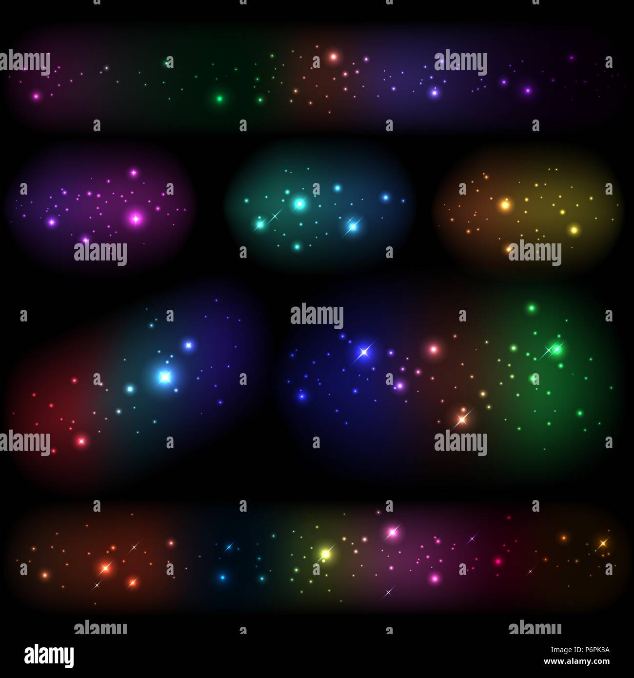 Collection of different luminous elements. Mesh.This file contains ...