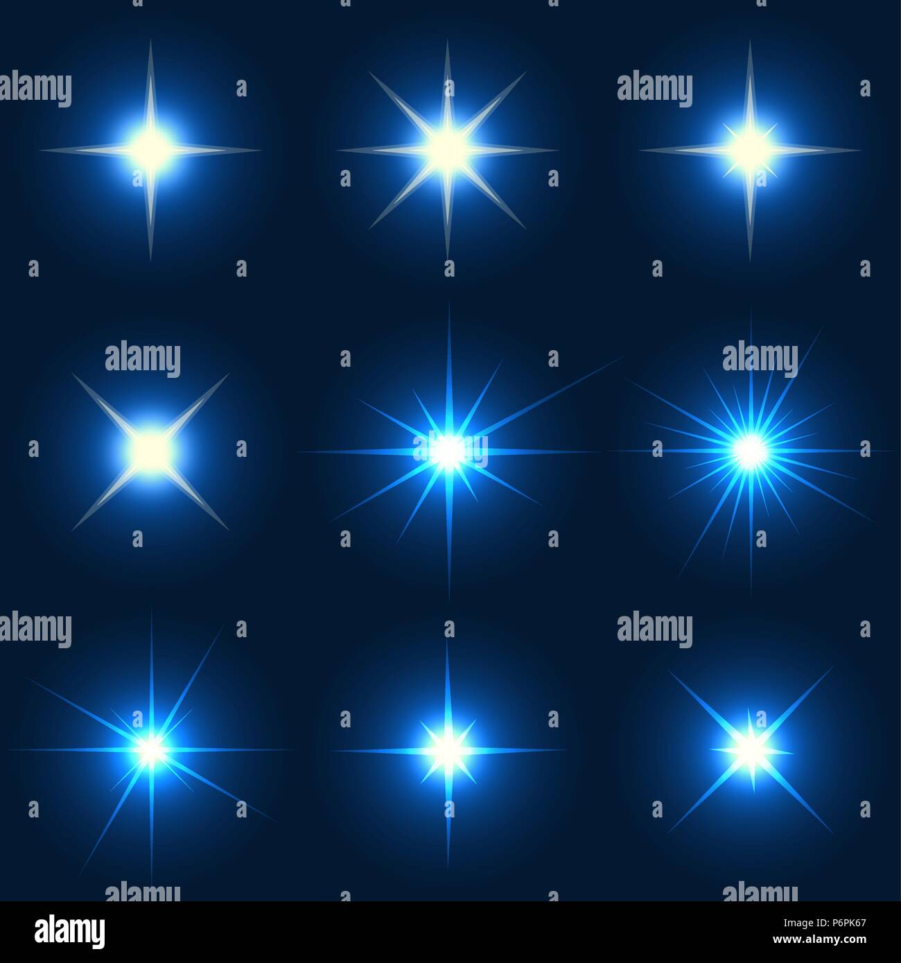 Collection of various forms of sparks. This file contains transparency ...