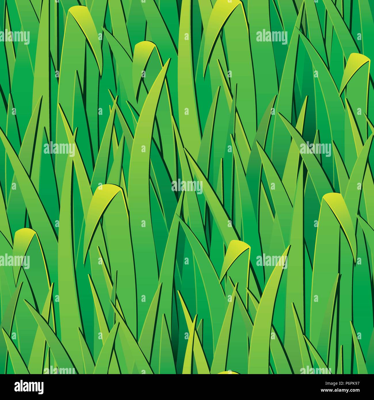 Seamless pattern from green grass. Clipping Mask. (can be repeated and ...