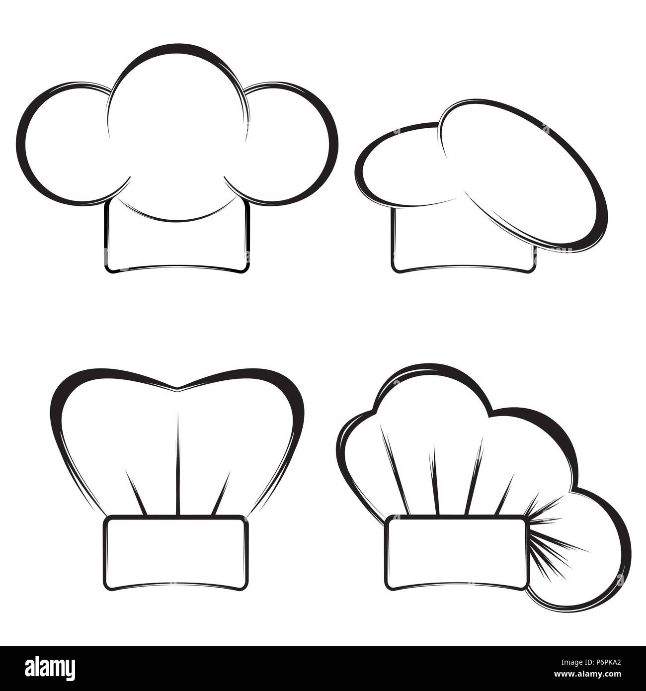 Chefs hat cut out Stock Vector Images - Alamy