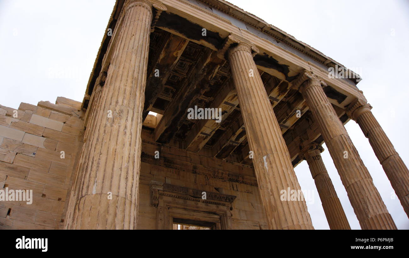 Acropolis Partheon. Greek temple. Acropolis - Atena Grecia Stock Photo ...