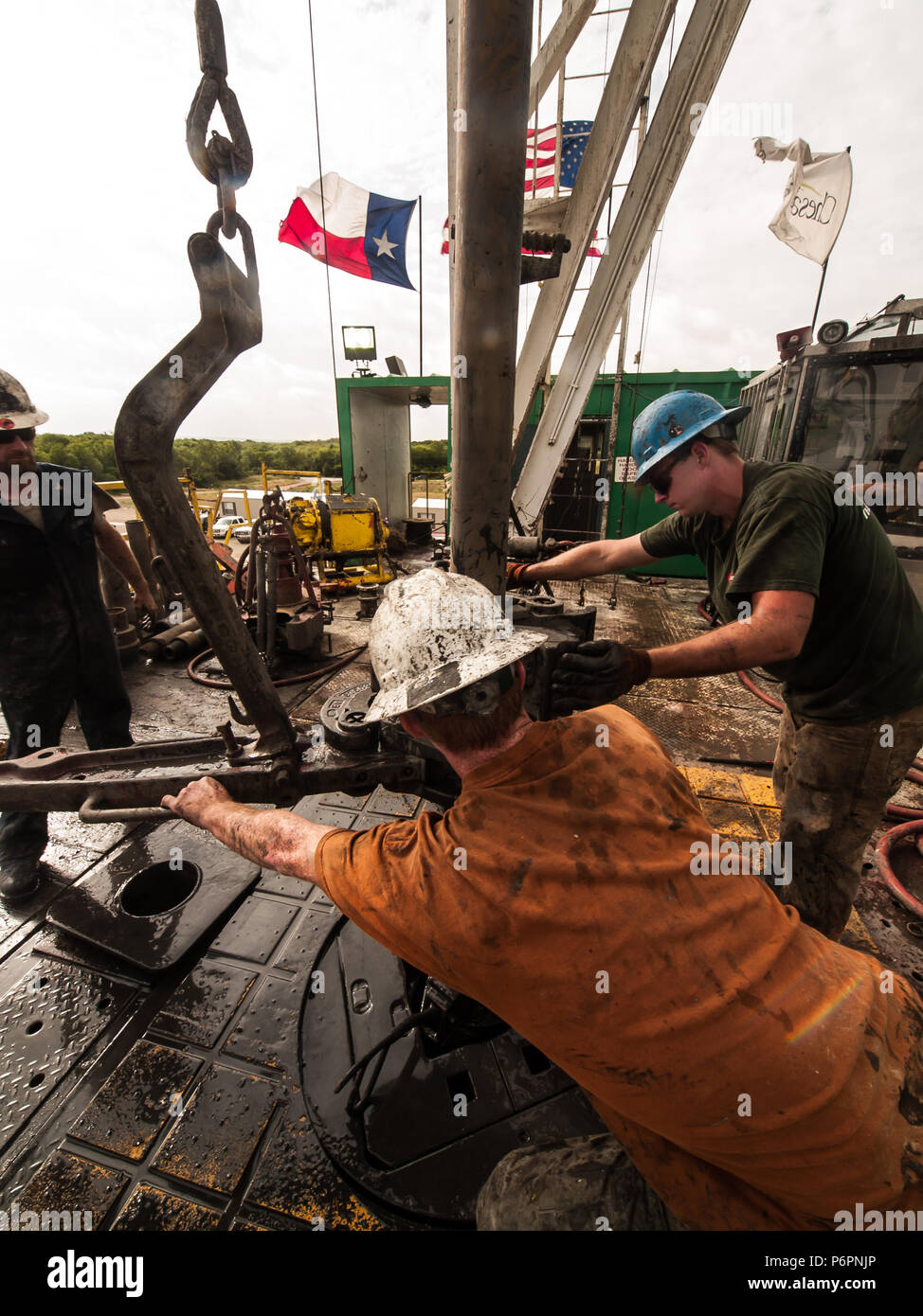 Roughnecks hi-res stock photography and images - Alamy