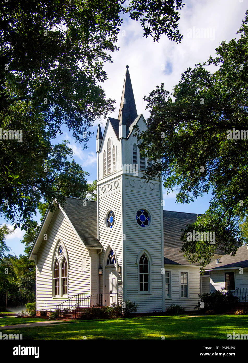 Christian church built in Grand Cane, Louisiana in 1888 is protected by ...