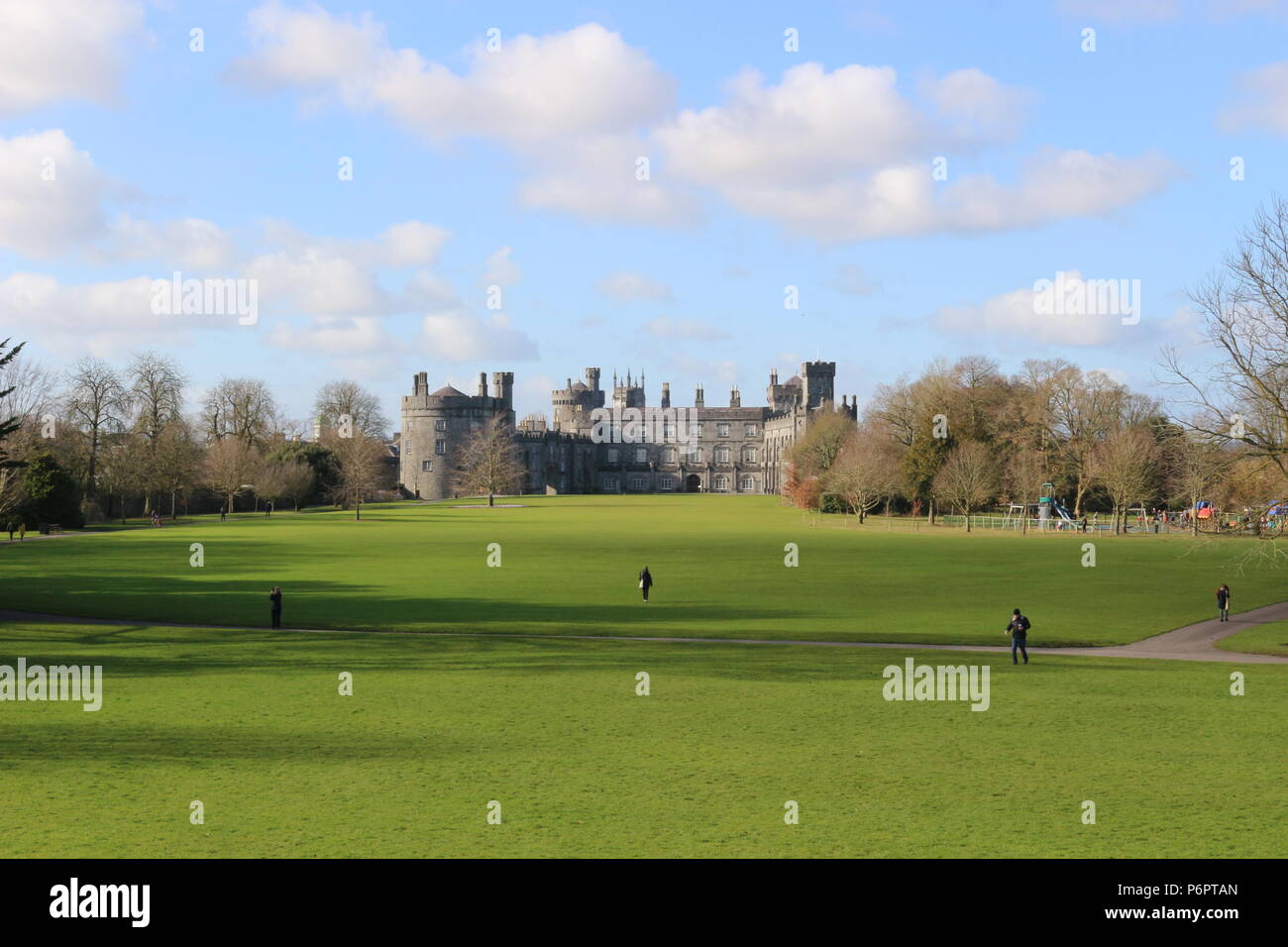 Kilkenny Castle. Historic landmark in the town of Kilkenny in Ireland ...