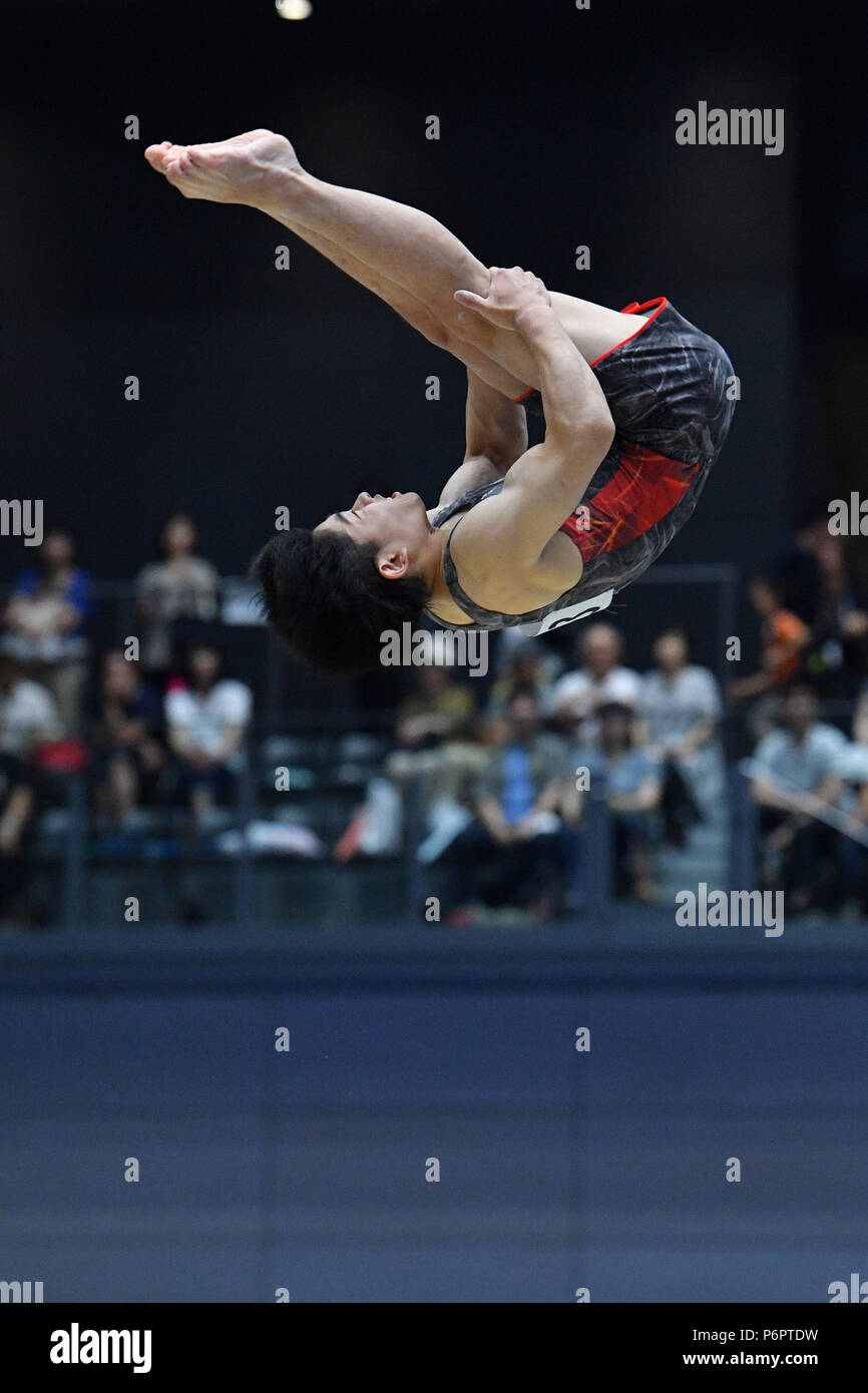 Takasaki Arena, Gunma, Japan. 1st July, 2018. Kakeru Tanigawa, JULY 1, 2018 - Artistic ...