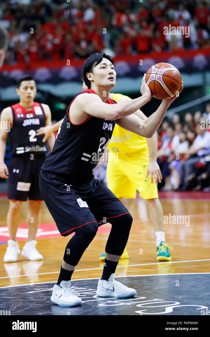 Chiba, Japan. 29th June, 2018. Daiki Tanaka (JPN) Basketball : FIBA ...