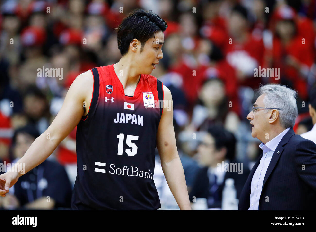 Chiba, Japan. 29th June, 2018. (L to R) Julio Lamas, Joji Takeuchi (JPN ...