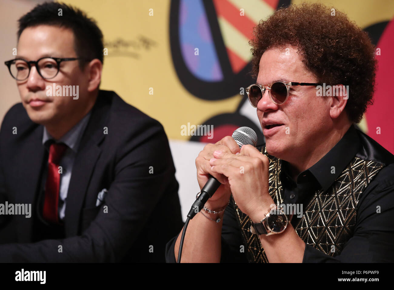 02nd July, 2018. Brazilian artist Romero Britto Brazilian artist Romero ...