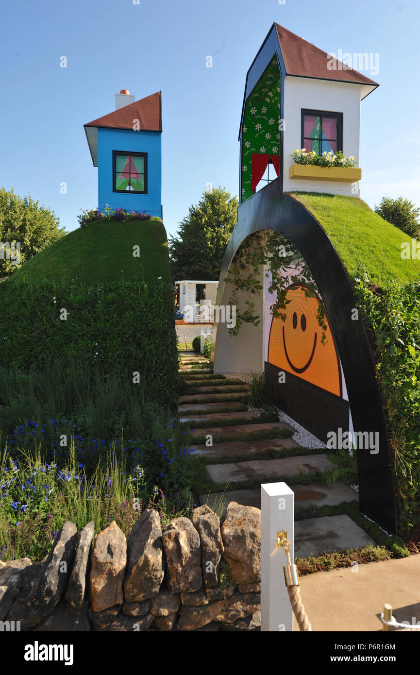 London, UK. 2nd July 2018. The Children with Cancer UK Mr. Happy Mr ...